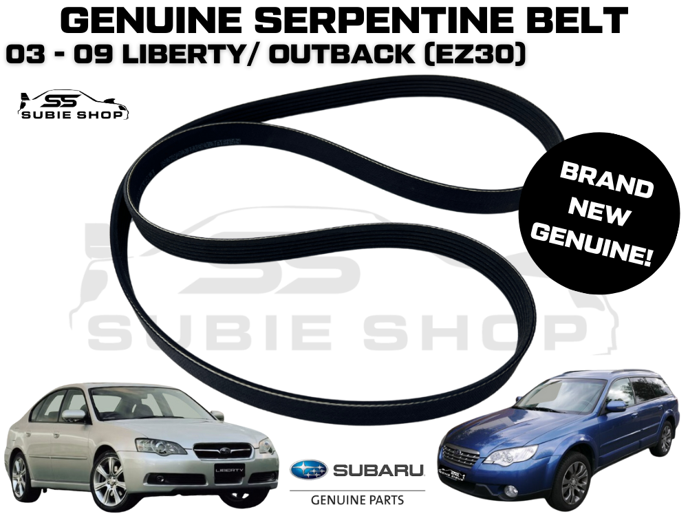 Genuine OEM Subaru Liberty Outback H6 EZ30 03 - 09 V Serpentine Access ...