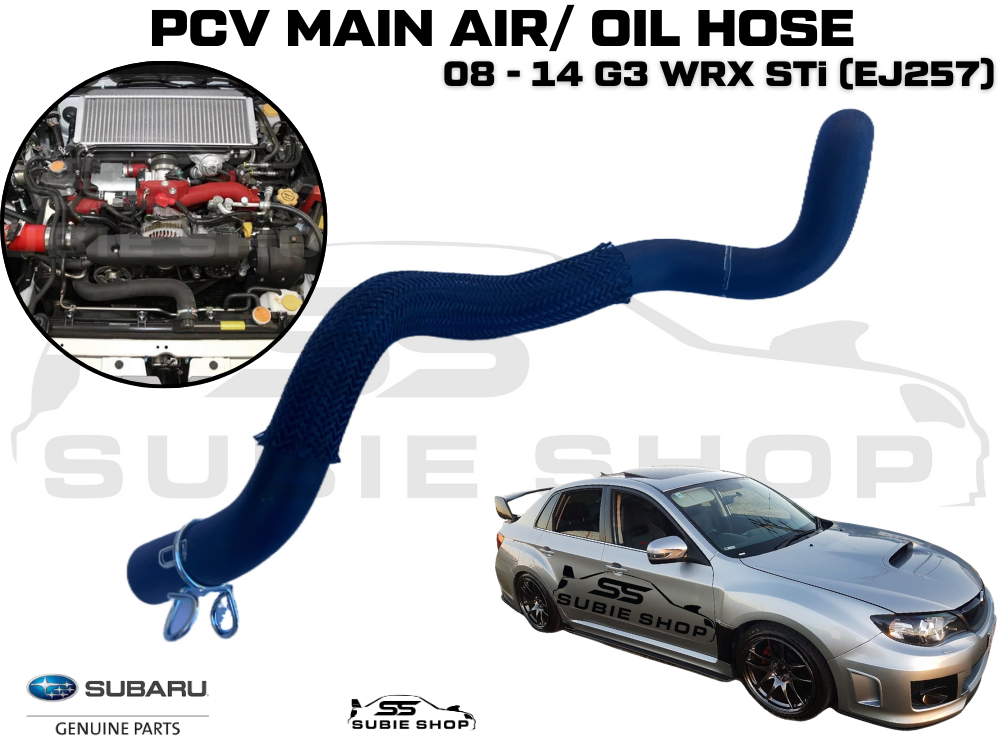Genuine Subaru Impreza G3 WRX STi Turbo EJ257 08-14 PCV Vacuum Air Oil ...