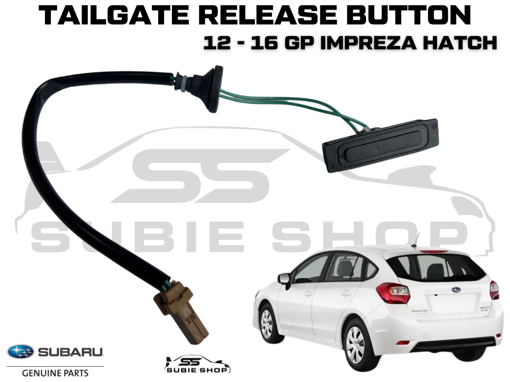 Genuine Subaru Impreza GP 2012 - 16 Hatch Tailgate Button Boot Release ...