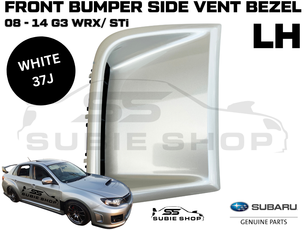 GENUINE Subaru Impreza 08-14 G3 WRX STi Front Bumper Side Vent Bezel W ...