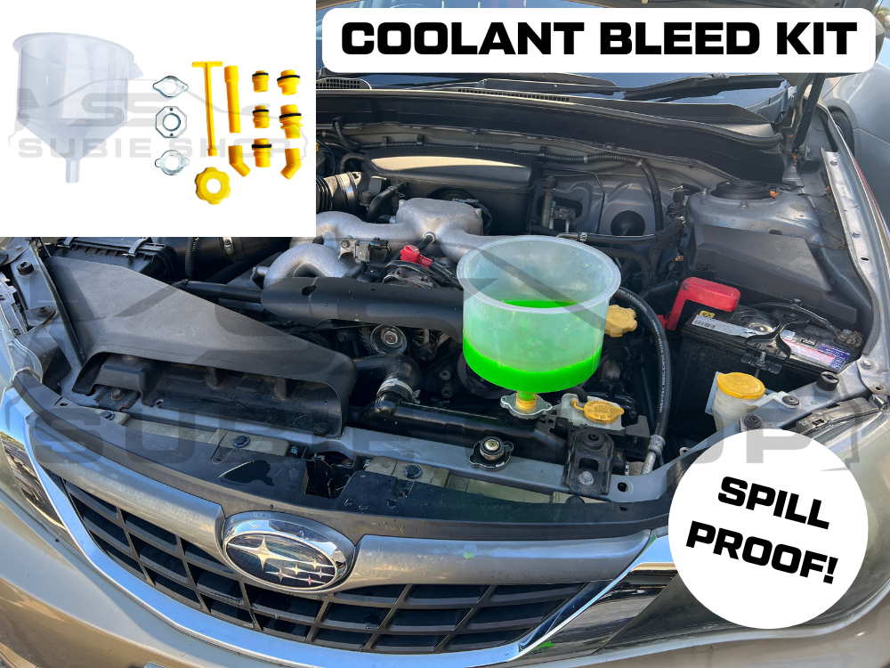 15 Pce Spill Proof Radiator Cooling System Coolant Bleed Kit Funnel Fi ...