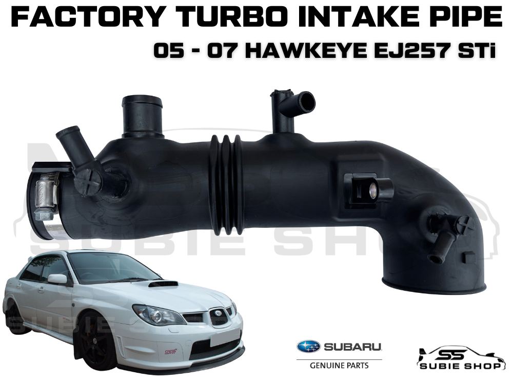 GENUINE Turbo Inlet Air Intake Pipe 05-7 Subaru Impreza Hawkeye WRX GD ...