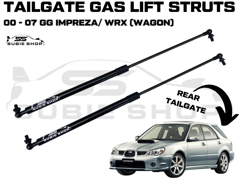 Rear Tailgate Hatch Lift Gas Struts Kit For 00 - 07 Subaru Impreza GG ...