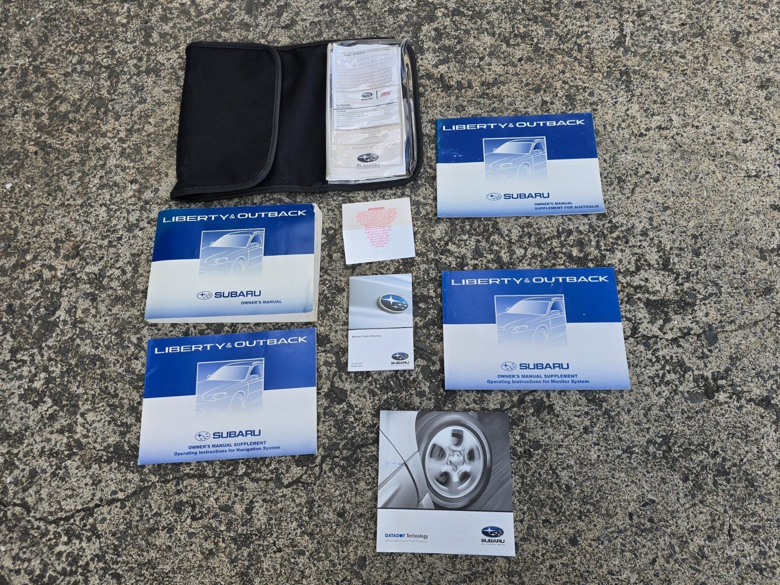 Subaru Outback Liberty GT GEN 4 2003 - 09 Log Book Wallet Accessories ...