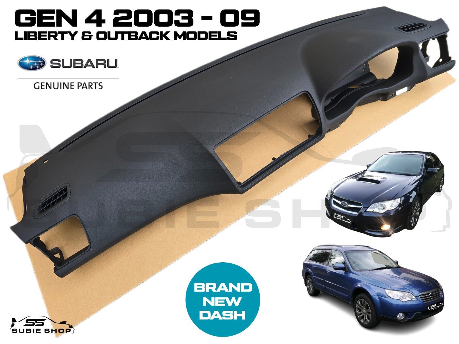 Genuine Subaru Liberty Outback Gen 4 03 - 09 Dash Pad Dashboard Board ...