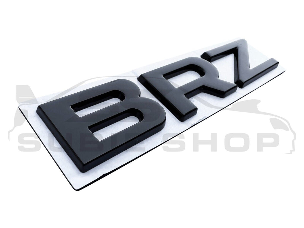 Metal 'BRZ' Rear Tailgate 3D Boot Decal Badge Emblem For 12 - 23 Subar ...