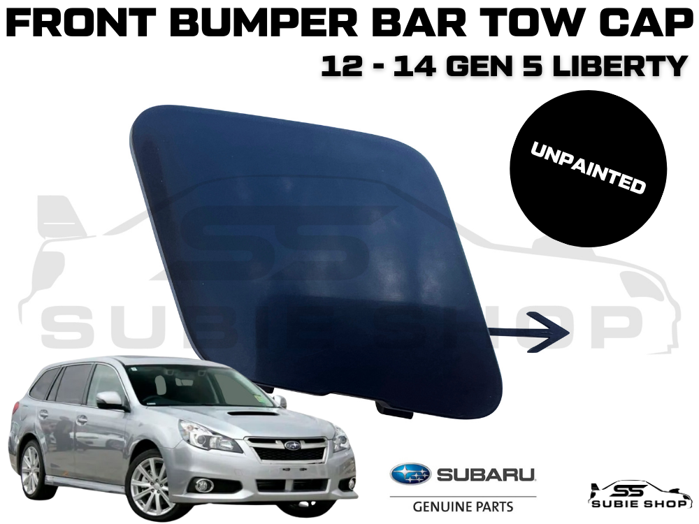 GENUINE Subaru Liberty 2012 - 14 Front Bumper Bar Tow Hook Cap Cover M ...