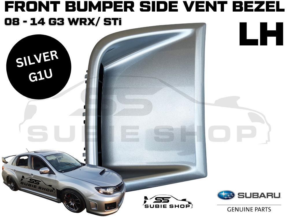 GENUINE Subaru Impreza 08 -14 G3 WRX STi Front Bumper Side Vent Bezel ...