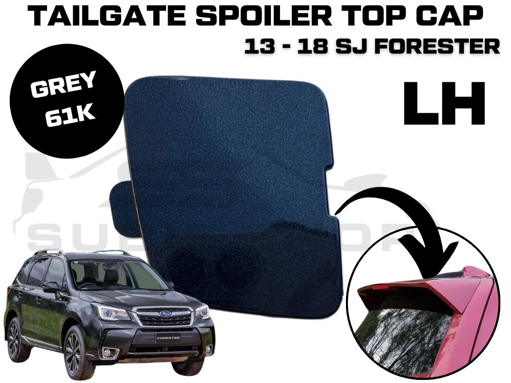 New Genuine Subaru Forester SJ 13 - 18 Tailgate Spoiler Cap Cover Left ...
