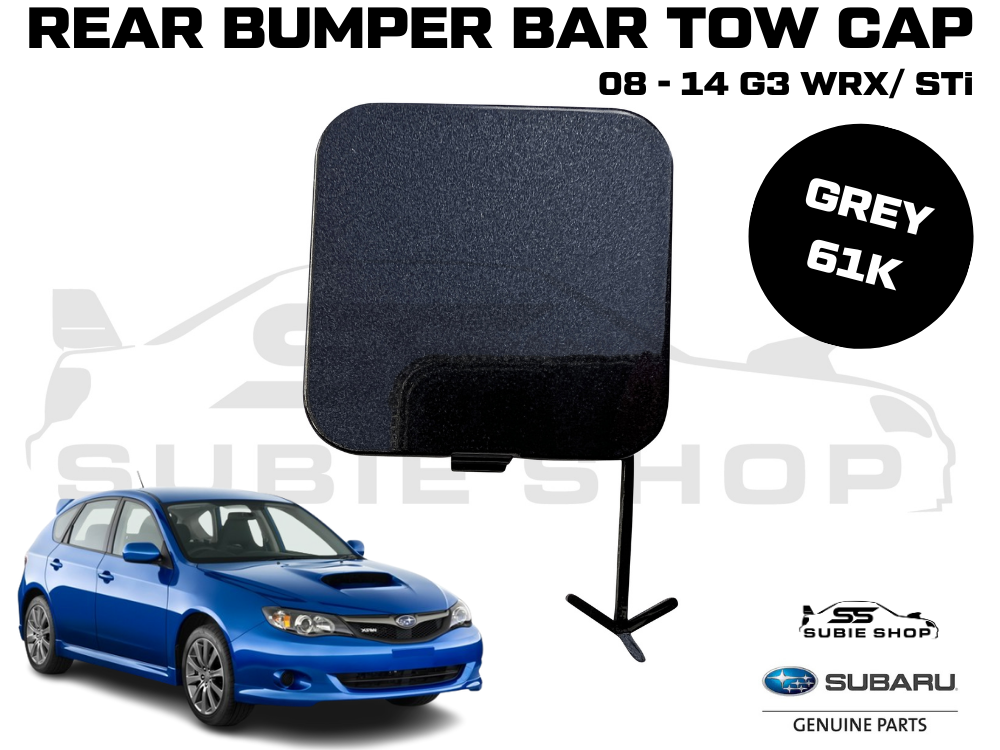 GENUINE Subaru Impreza G3 WRX STi 08 -14 Rear Bumper Bar Tow Hook Cap ...