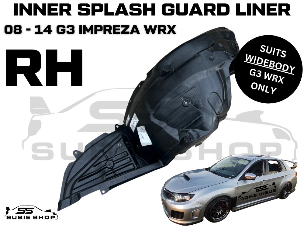Subaru Impreza G3 WRX 08 -14 RHF Right Front Wheel Arch Stone Splash I ...