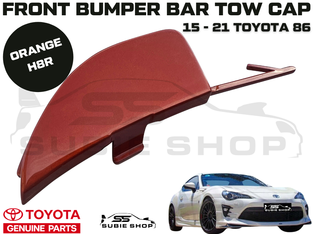 New GENUINE Toyota 86 15 - 21 Front Bumper Bar Tow Hook Cap Cover Red ...