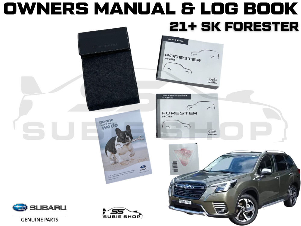 GENUINE Subaru Forester Hybrid SK 21+ Factory Owners Manual Log Book W ...