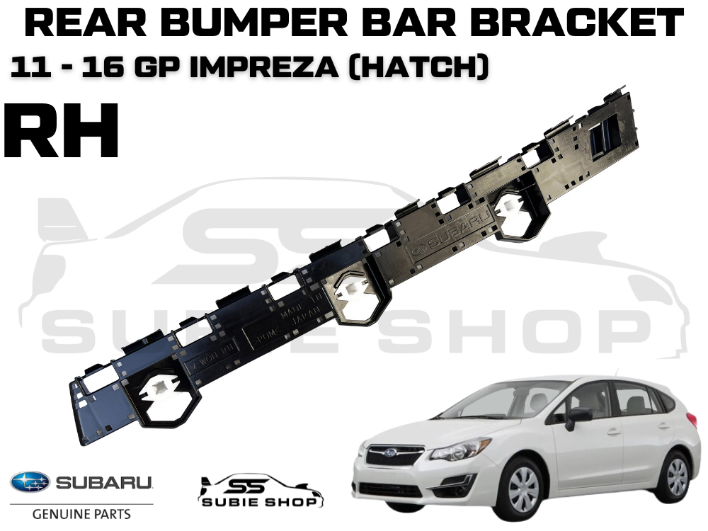 GENUINE Subaru Impreza Hatch GP 11 - 16 Rear Bumper Bar Bracket Slider ...