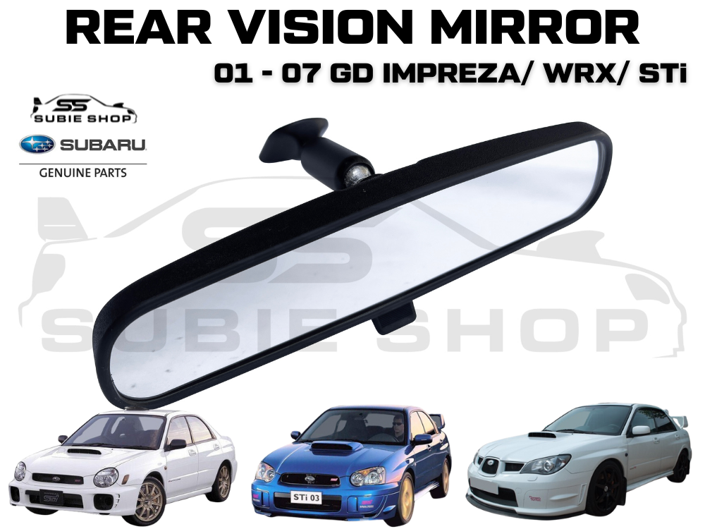 NEW GENUINE Subaru Impreza WRX RS STi 01 - 07 Rear Vision Mirror View ...