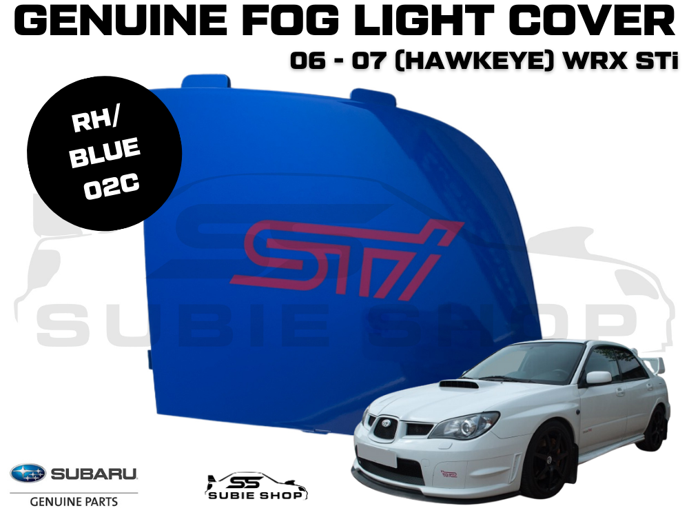 Genuine Subaru Impreza WRX Hawkeye STi 05 - 07 Fog Light Cover Surroun ...