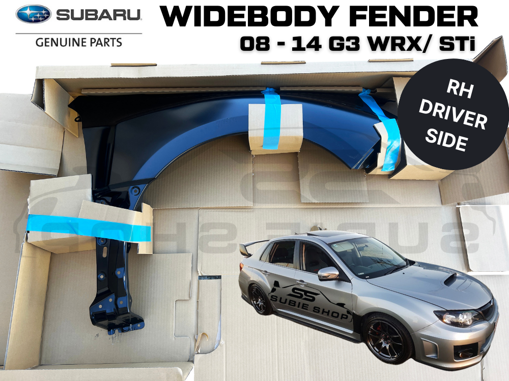 Genuine Subaru Impreza G3 WRX STi 8-14 Right Front Wheel Arch Fender G ...