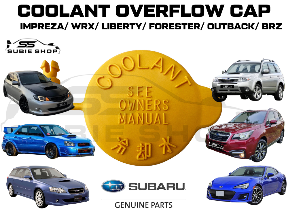Genuine Subaru Coolant Overflow Bottle Reservoir Tank Cap Lid Impreza ...
