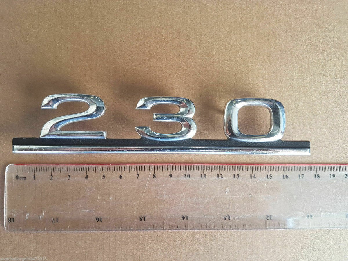 1965 Vintage Genuine Mercedes Merc Benz Badge Emblem OEM W110 230 Meta ...