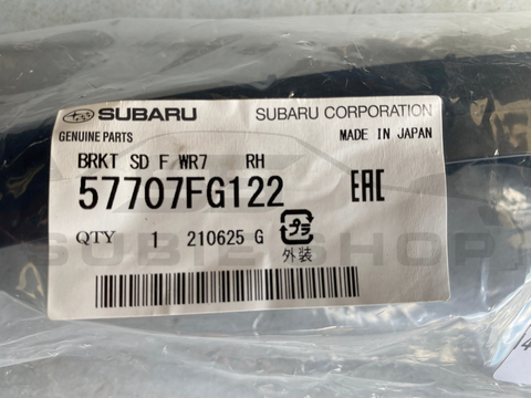 GENUINE Subaru Impreza 08-14 WRX STi Front Bumper Bar Bracket Right 57 ...