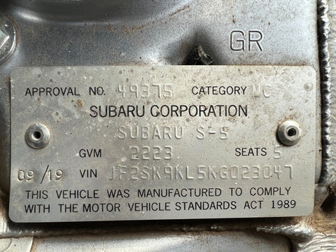 OEM Subaru Forester 2018 - 2021 SK Automatic Rear Hatch Tailgate Lift ...