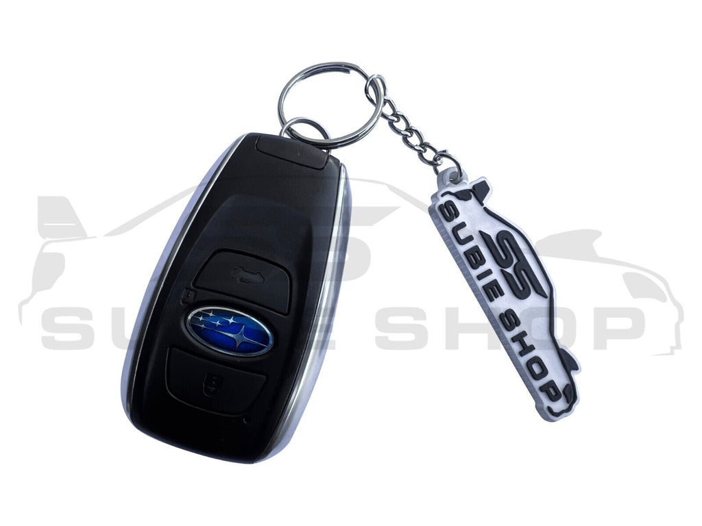 SUBIE SHOP Rubber Key Tag Chain For Subaru Impreza WRX STi Forester BR ...