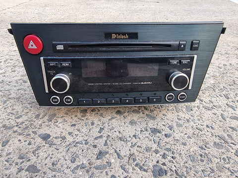 Subaru Liberty GT Gen 4 03 - 06 McIntosh Stereo Head Unit Fascia 6 Sta ...