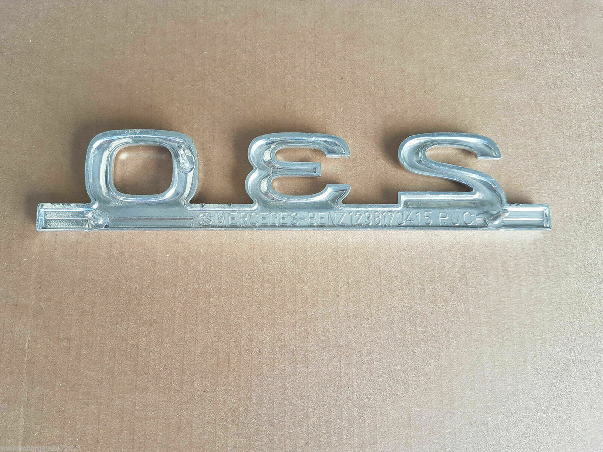 1965 Vintage Genuine Mercedes Merc Benz Badge Emblem OEM W110 230 Meta ...