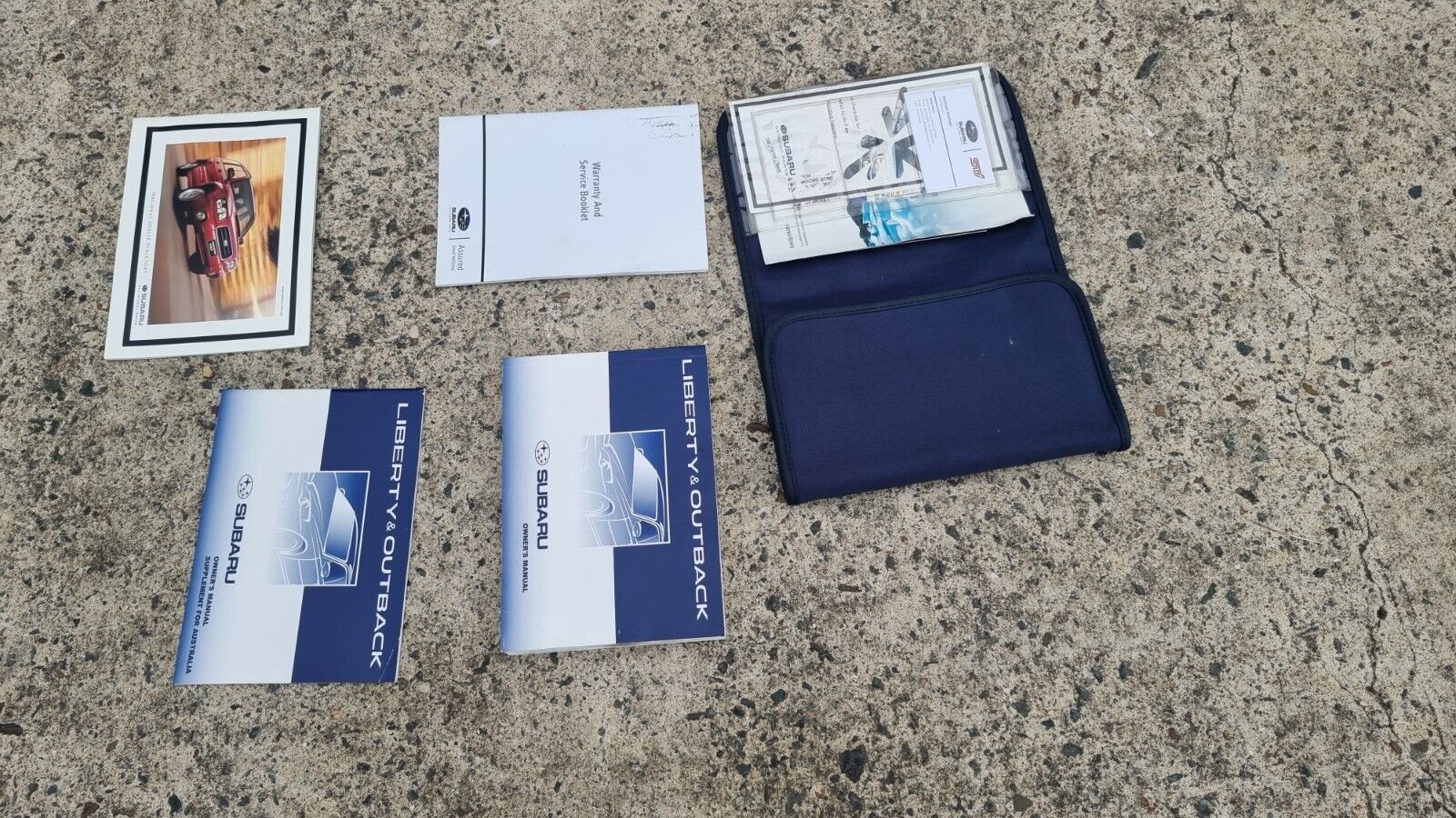 Subaru Liberty Outback 2003 - 09 Factory Owners Manual Wallet Log Book ...