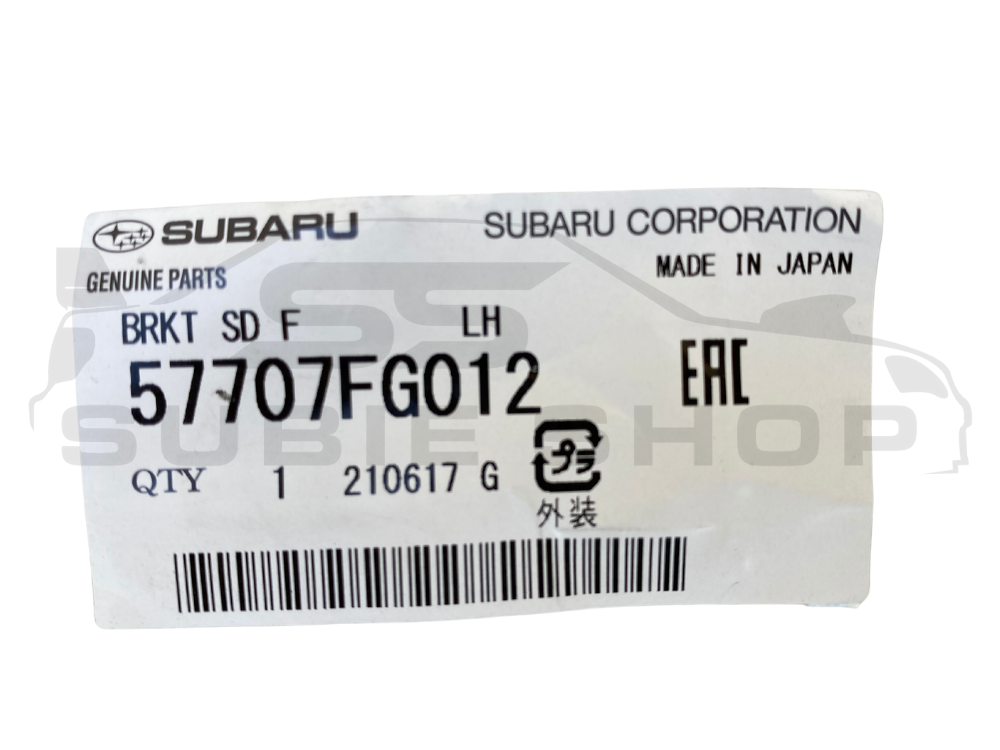GENUINE Subaru Impreza 08 - 11 GH G3 Front Bumper Bar Bracket Left LH ...