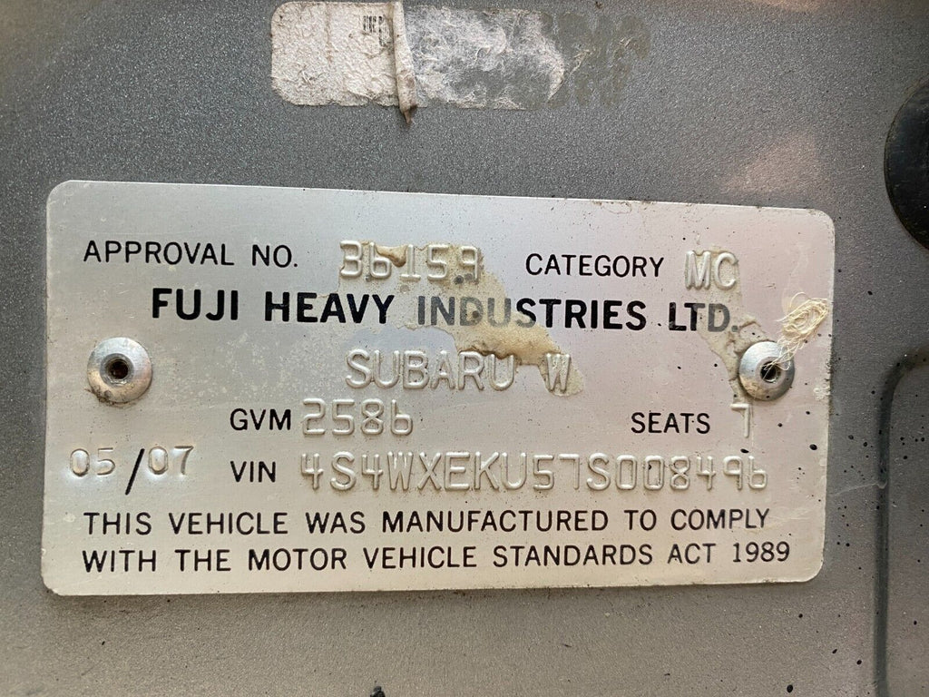 Genuine Subaru Tribeca B9 2006 - 2007 Air Con AC Compressor Pump HFC 1 ...