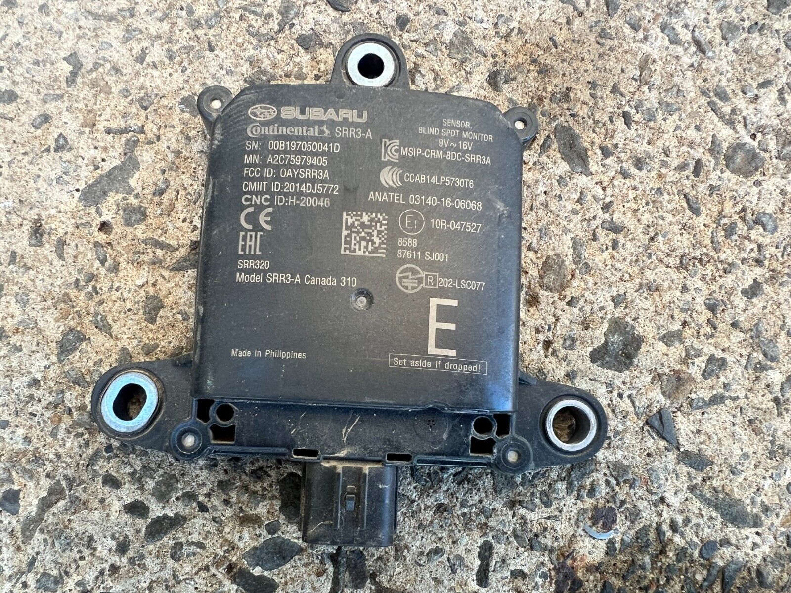 Subaru Forester SK 2018 - 21 FB25 Blind Spot Monitoring Computer Contr ...