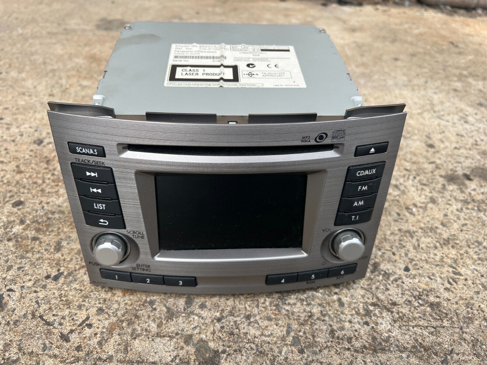 Subaru Liberty GEN 5 Outback 09 - 12 Factory Stereo Radio CD Player 86 ...