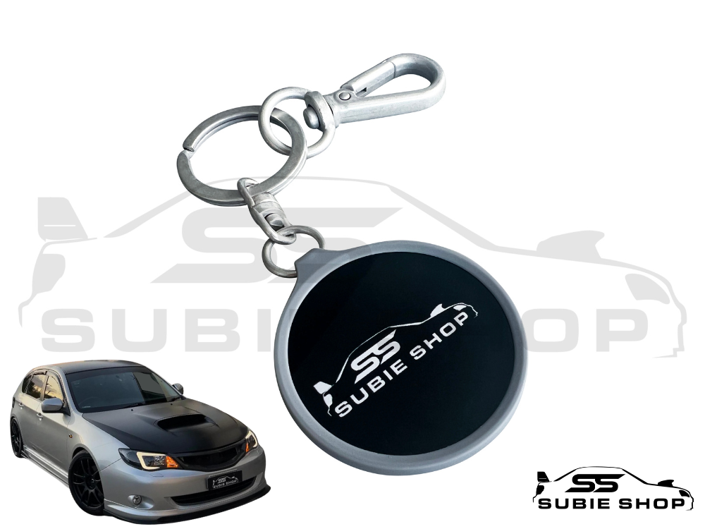 SUBIE SHOP Rubber Key Tag Chain For Subaru Impreza WRX STi Forester BR ...