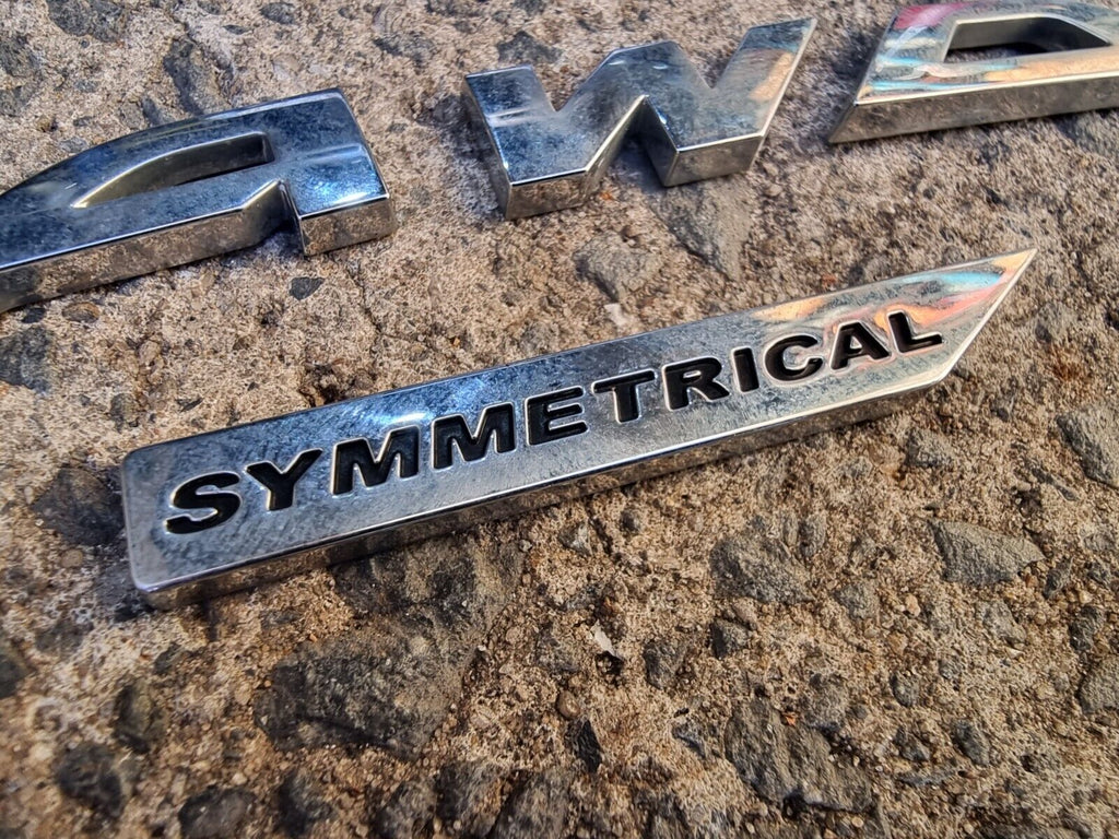 Genuine OEM Subaru XV GT 2017 - 21 Factory Rear Boot Lid AWD Letters D ...