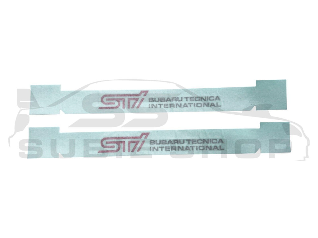 2x NEW Genuine JDM Subaru Impreza WRX STi GD 05-7 Door Badge Logo Stic ...