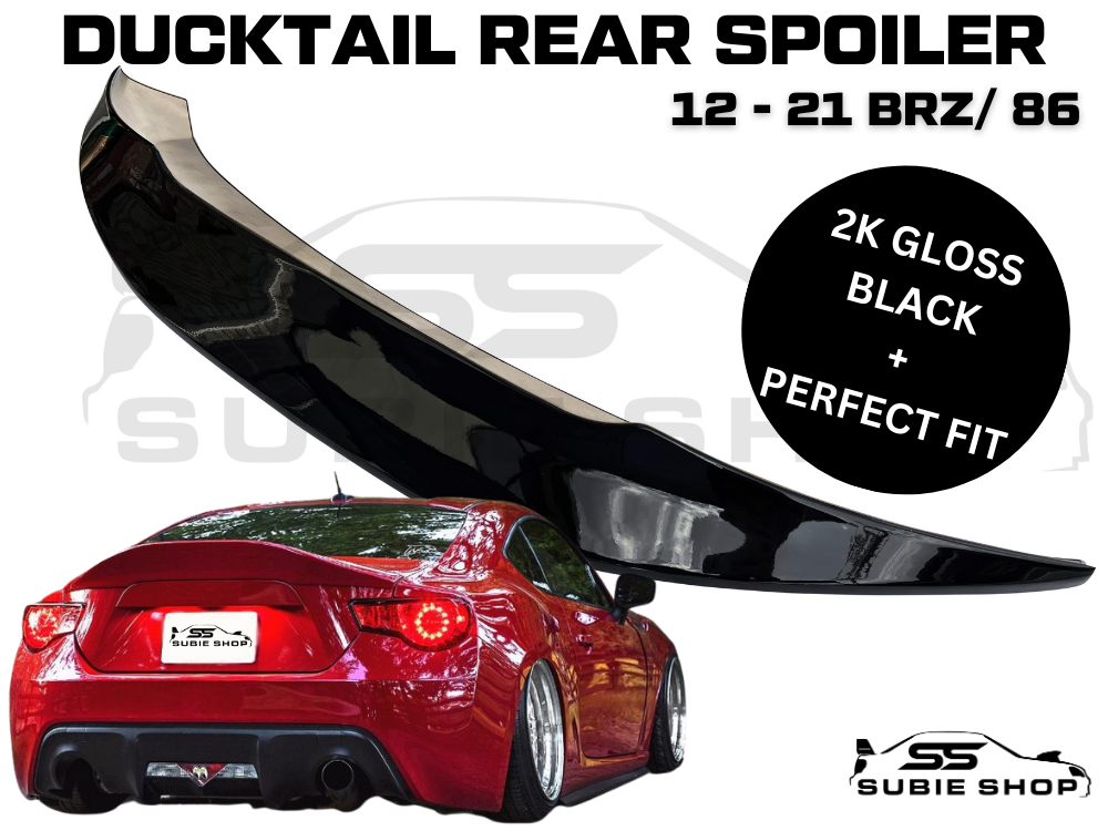 Legsport Style Ducktail Rear Boot Spoiler Wing For 12 - 21 Subaru BRZ ...