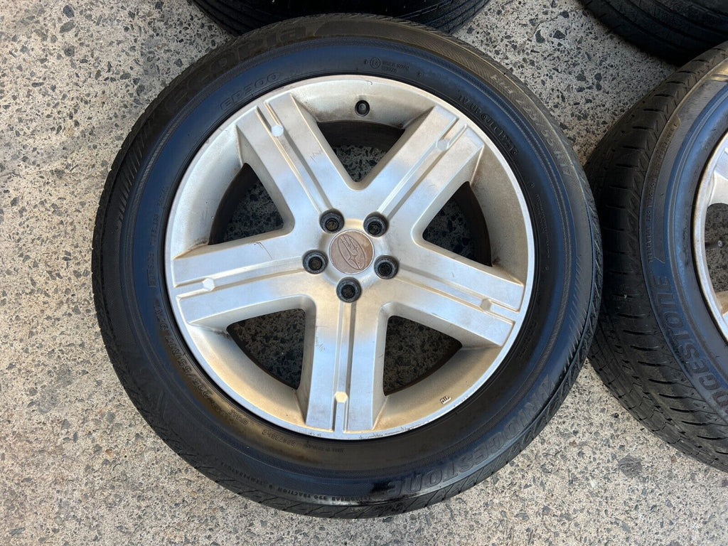 Set of 4 Subaru Forester SH 17" Wheels Tyres Rims Mag 5 x 100 225/55 R ...