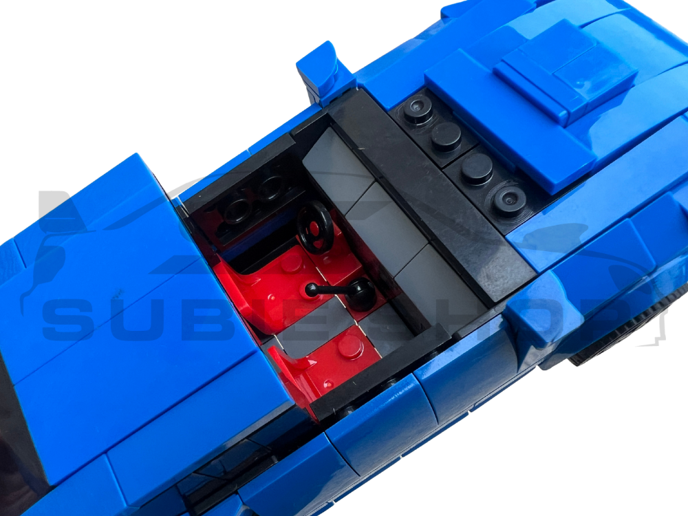 MOC LEGO Car: Subaru WRX STi Championship Rally Model Brick Race Car T ...