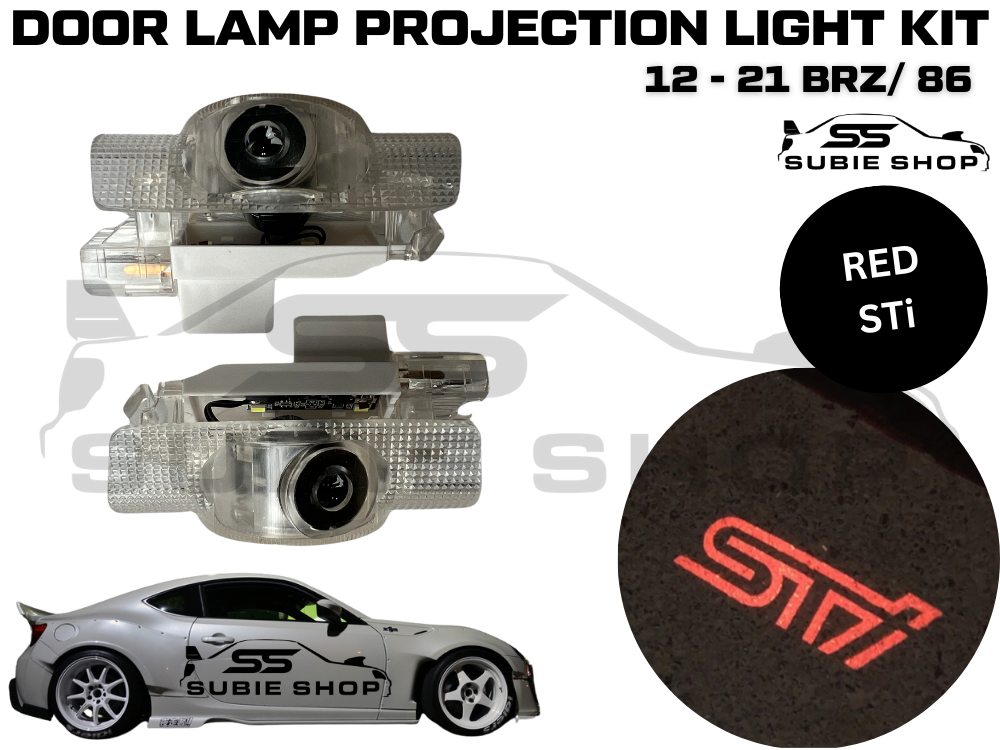 LED Logo Projection Door Lamp Courtesy Light Kit For 12 - 21 Subaru BR ...