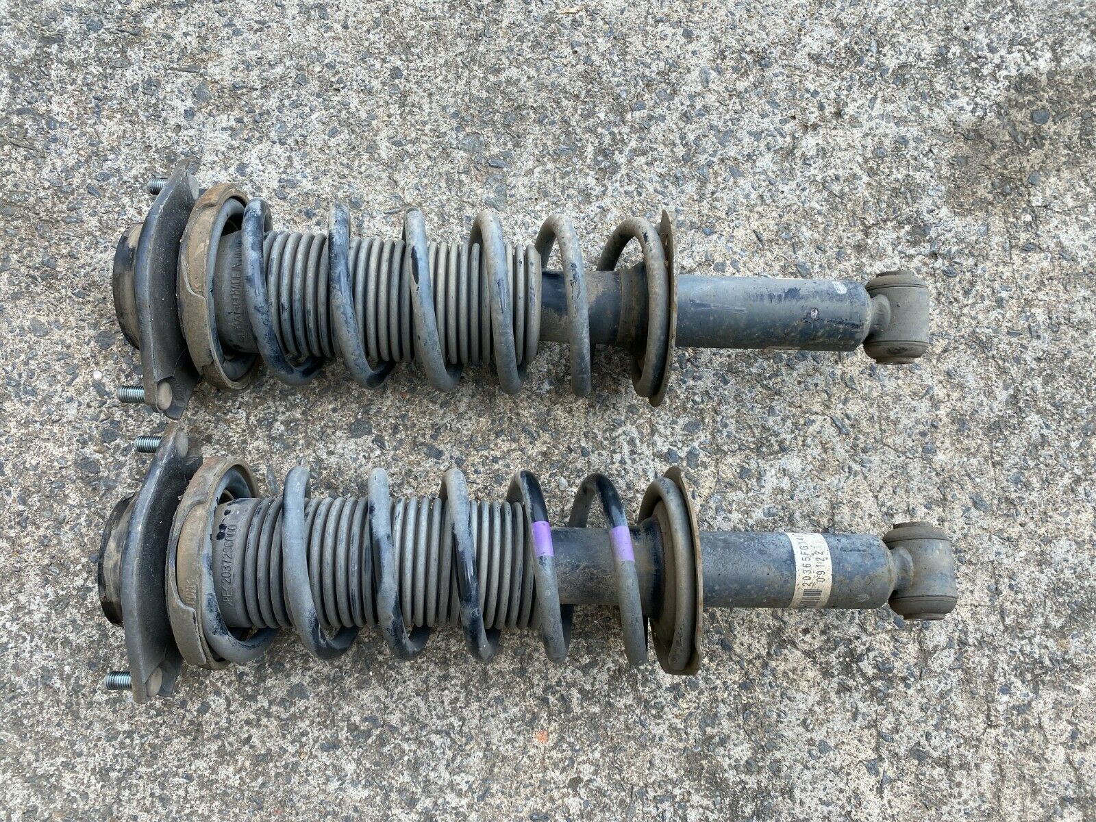 Subaru Impreza 08 - 11 GH G3 Factory Rear Suspension Struts Shocks Spr ...