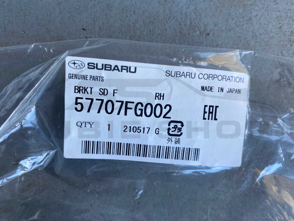 GENUINE Subaru Impreza 08 - 11 GH G3 Front Bumper Bar Bracket Right R ...