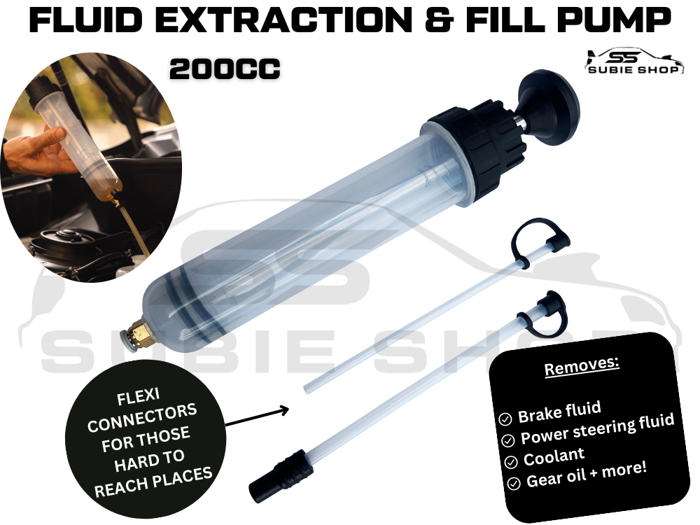 Auto Fluid Extraction Filler Pump Syringe Brake Coolant Power Steering ...