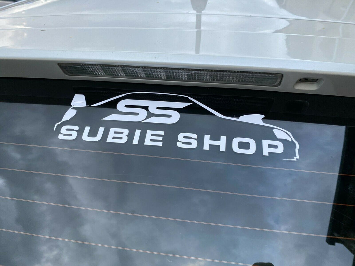 Official SUBIE SHOP Exterior Panel Window Vinyl Decal Sticker For Suba ...