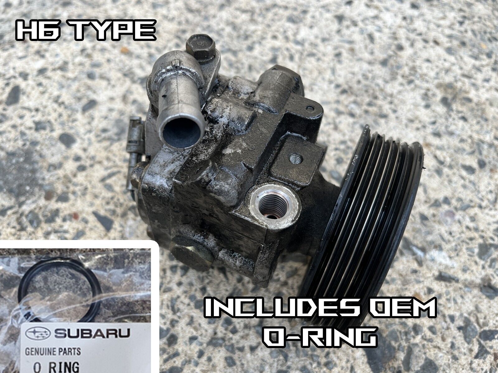 Subaru Liberty H6 EZ30 2003 - 09 Power Steering Pump Unit + O Ring GEN ...