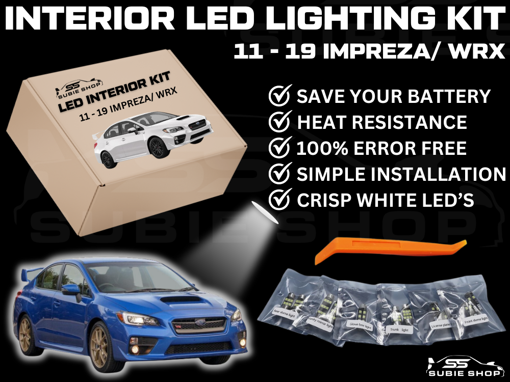 LED Interior White Light Bulb Lamp Kit For 11 - 19 Subaru Impreza GJ V ...