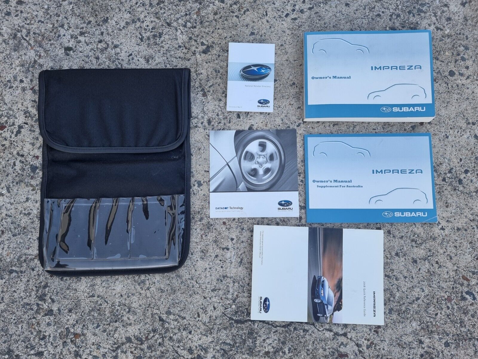 Subaru Impreza RS 2007 -11 Factory Owners Manual Booklet Wallet Book S ...