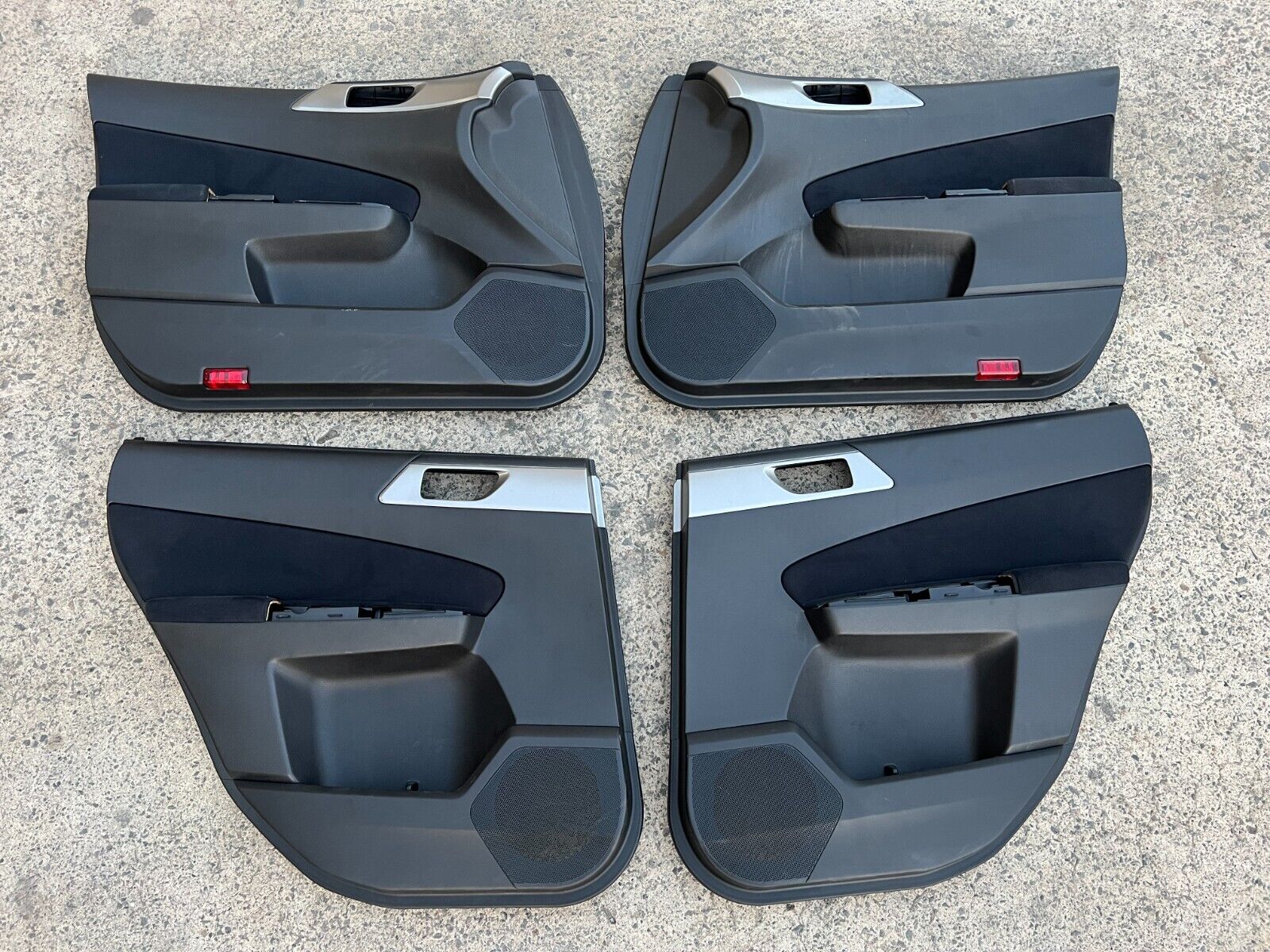 Subaru Forester 2008 - 2012 Factory Interior Door Cards Trims Set Blac ...