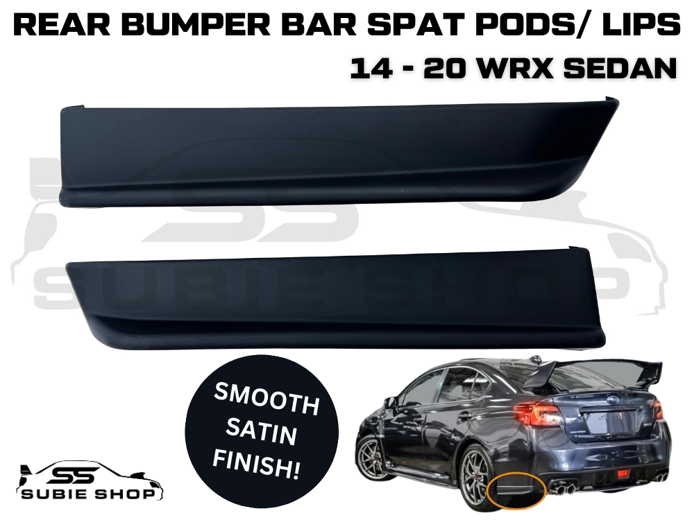 STi Style Rear Bumper Bar Apron Lip Extension Pods For 14 - 20 Subaru ...