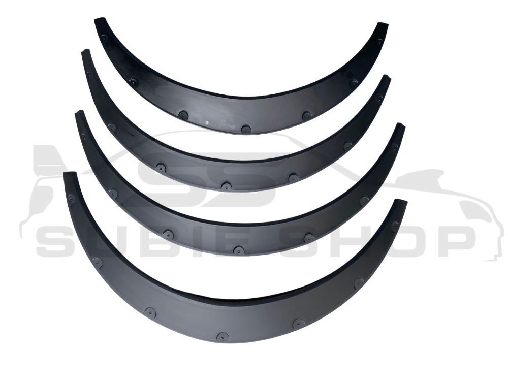 JDM Wheel Arch Fender Flares Kit Wide Body Extensions For 02 - 07 Suba ...